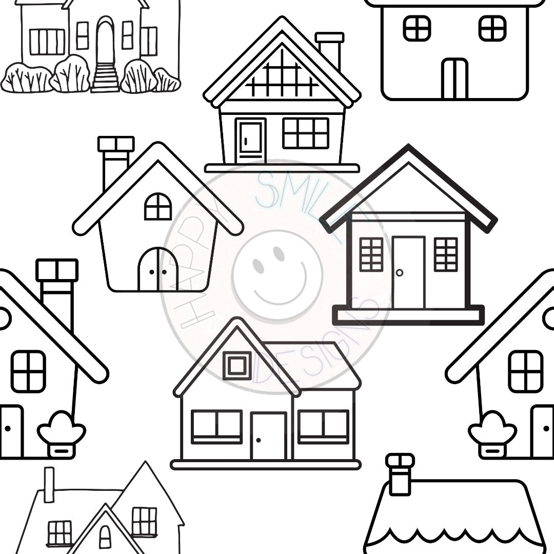 Color me house – HappySmile Designs