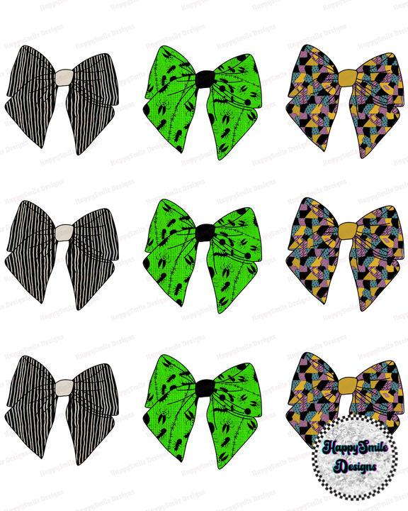 Nightmare Bows PNG – HappySmile Designs