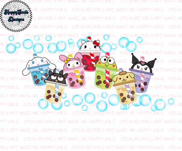 Boba Buddies PNG – HappySmile Designs