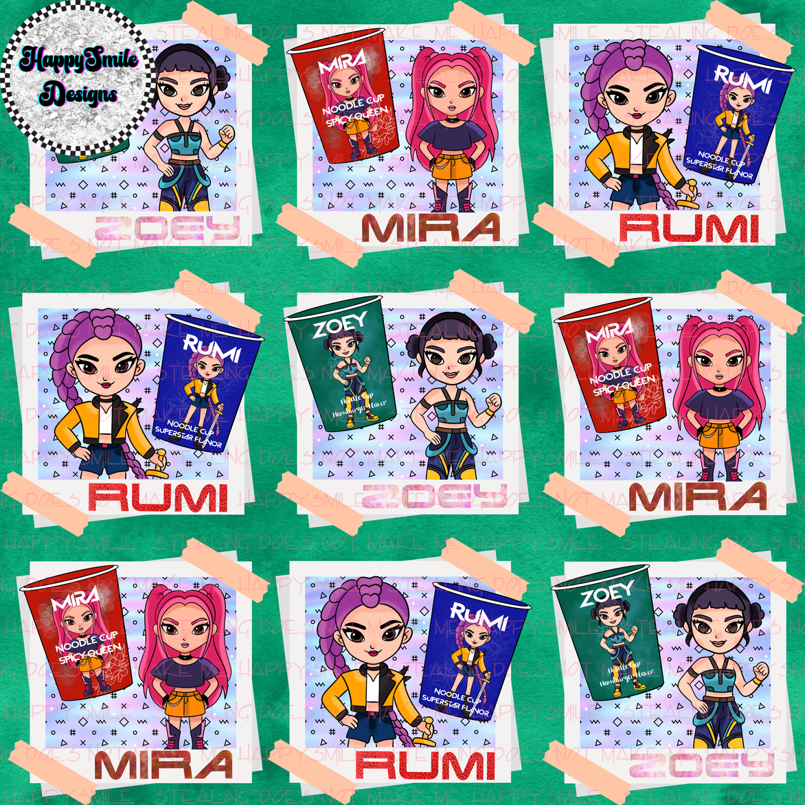 Pre Show Ramyeon *Colorways* – HappySmile Designs