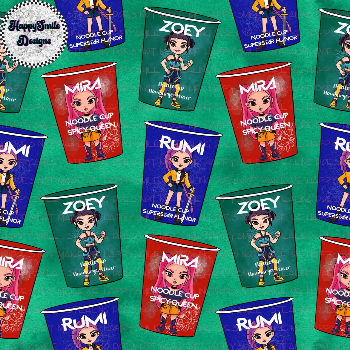 Ramyeon Rebellion *Colorways* – HappySmile Designs
